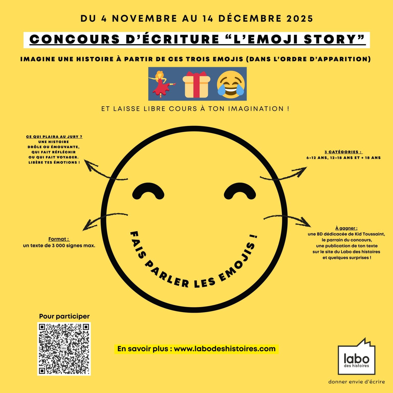 Participe au concours d'écriture créative "L'emoji story" - Le Labo des ...